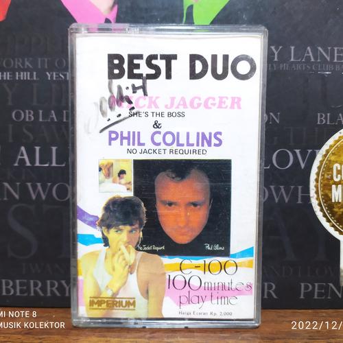 Jual Kaset Pita : BEST DUO - MICK JAGGER & PHIL COLLINS (Basf C-100 ...