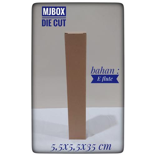 Jual kardus uk. 5,5x5,5x35 cm...box karton model die cut botol ...