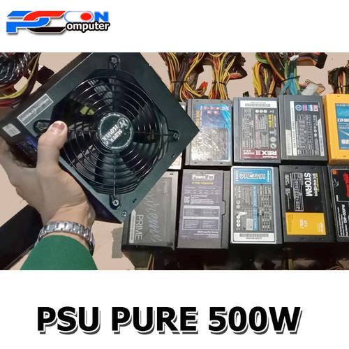 Jual Psu Powersupply 500watt pure merk campur - 500w Biasa - Kota ...
