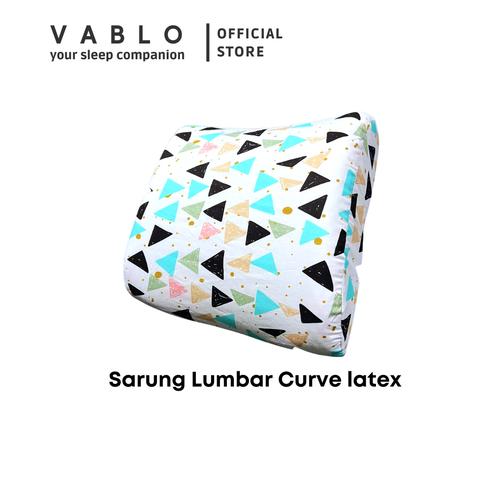 Promo Vablo Sarung bantal lumbar curve latex foam motif - resleting ...