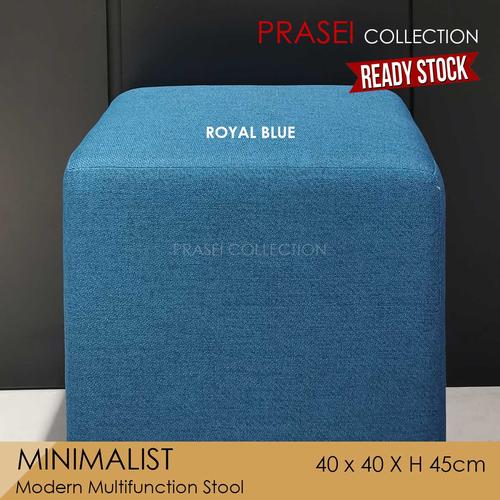 Jual MINIMALIST - Premium Stool Puff Pouf Ottoman Kursi Rias Kain Kotak ...