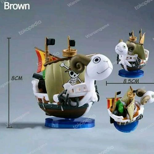 Jual Miniatur Figure Kapal One Piece Luffy Topi Jerami Going Merry ...