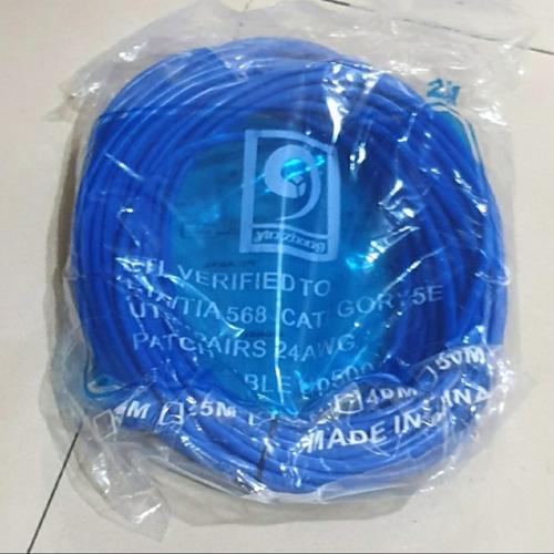 Jual Kabel LAN UTP 15M RJ45 Cat 5e 15 Meter terpasang Cable konektor ...
