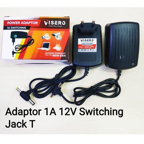 Jual Adaptor 12V 1A & 12V 2A Jack T Power Supply AC DC VISERO 220V ...