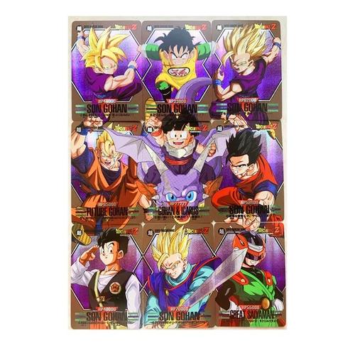 Jual Kartu Dragon Ball Z Fullset 9pcs Super Barcode Wars Son Gohan ...