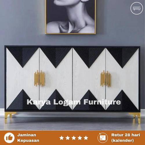 Jual Lemari Buffet Minimalis Bufet Modern - Credenza Kayu Mahoni ...