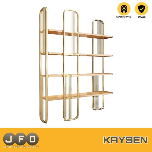Promo Rak Pajangan Industrial Besi Kaysen Rack Divider Aesthetic ...