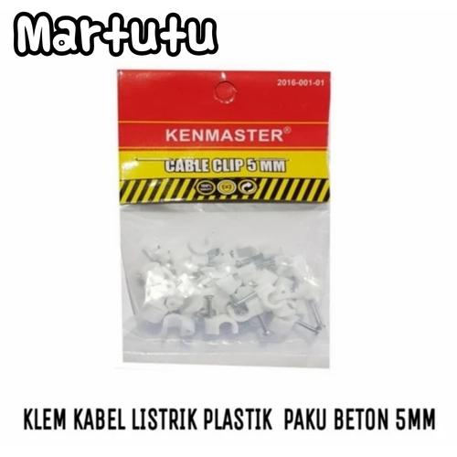 Jual Klem Kabel Listrik Plastik Cable Clips Paku Beton 5 mm - Jakarta ...