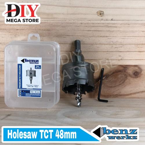 Jual Mata bor plong besi, metal, kayu benz werkz mata bor holesaw TCT ...