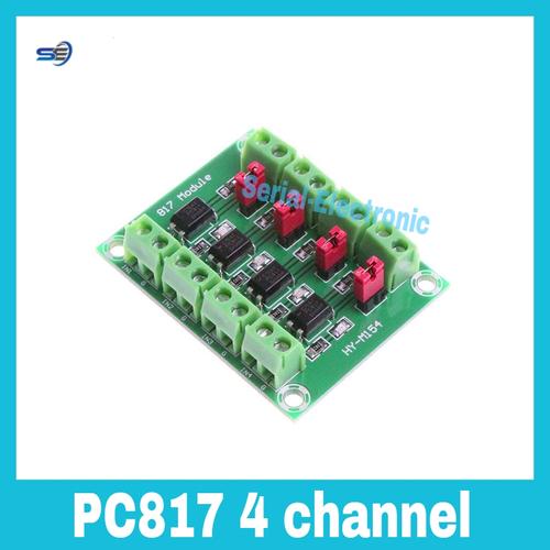 Jual PC817 4 channel optocoupler Isolation Board 4 CH opto Module - Jakarta Timur - Serial ...