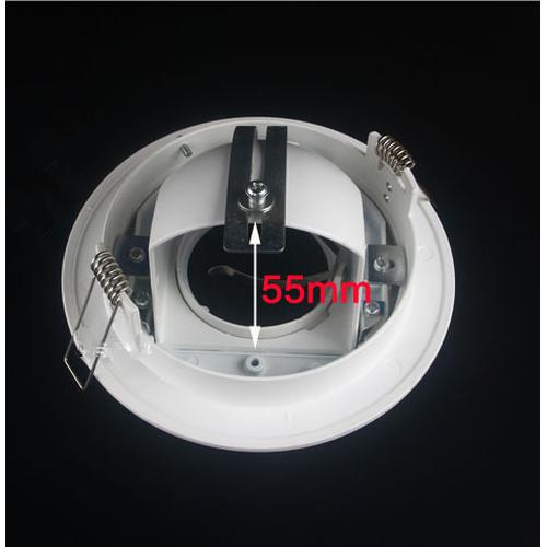 Jual LED Eyeball Fitting Casing White Downlight Housing Light Fixture ...