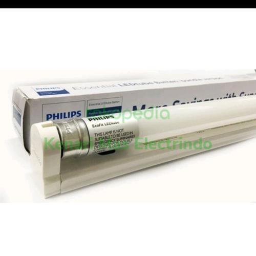 Jual PHILIPS LAMPU TL LED BN015C 16W 16WATT ECOFIT SET + KAP 120CM ...