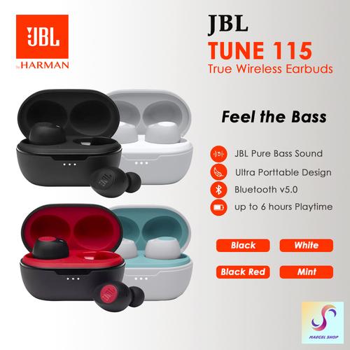 Jual JBL Tune 115 TWS True Wireless Bluetooth in-Ear Earplug Headset ...