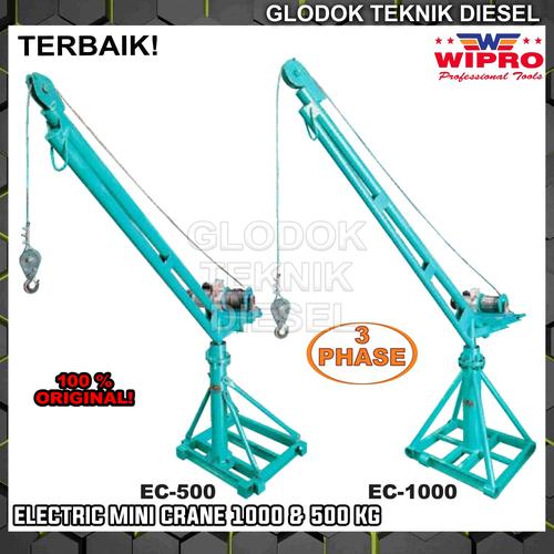 Jual WIPRO Electric Mini Crane 1000 & 500 KG 3 Phase 1 TON Material ...