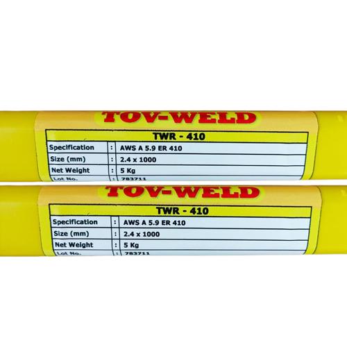 Jual Kawat Las Argon AWS ER410 ER 410 Tovweld ukuran1,6mm 2,4mm (5 KG ...
