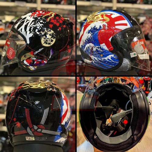 Jual HELM SCOTT VZRAM ORIENTAL / HELM HALF FACE + FREE STIKER DAN BUSA ...