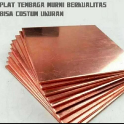 Jual plat tembaga 2mm x 100mm x 100mm tembaga murni - Jakarta Barat ...
