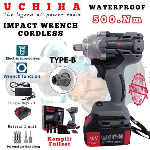 Promo Impact Wrench Mesin Bor Pembuka Baut Roda Mobil Motor UCHIHA ...