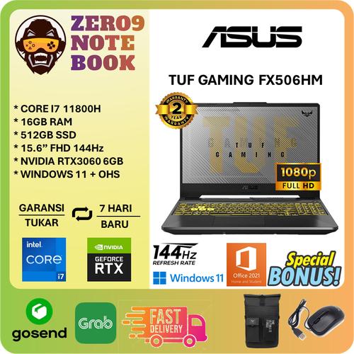 Jual LAPTOP GAMING ASUS TUF FX506HM VGA RTX3060 6GB I7 11800H 16GB 512 SSD - +ANTIGORES, FX506HM ...