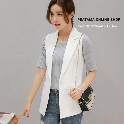 Jual rompi vest blazer wanita murah vest wanita murah rompi wanita ...