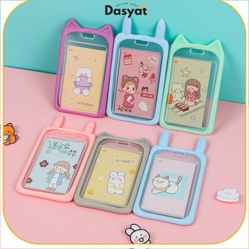 Jual DOS Name Tag Lanyard Gantungan Kartu Motif Kucing Akses Id Card ...