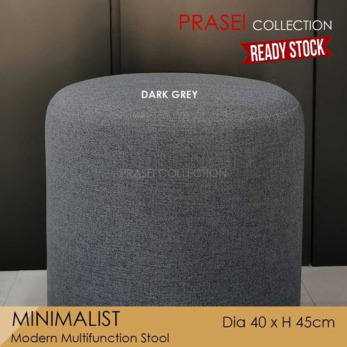 Jual MINIMALIST - Multifuntion Stool Pouf Bench Puff Kursi Bulat Kain ...