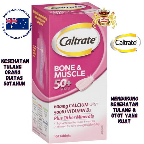 Jual Caltrate Bone & Muscle 50+ 100 Tablets (pink) - Kota Tangerang ...