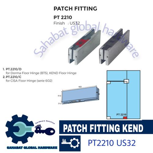Jual Patch Fitting KEND PT2210 US32 || Fitting kaca Kend PT 2210 || PT ...