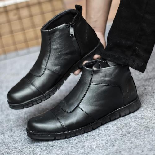 Jual SEPATU BOOT PRIA CROCODILE ZIPPER KULIT SAPI ASLI RESLETING 3 ...