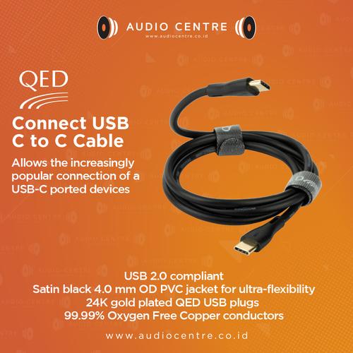 Jual QED Connect USB C to USB C connection of a device with a USB-C port - 0.15 Meter - Jakarta ...