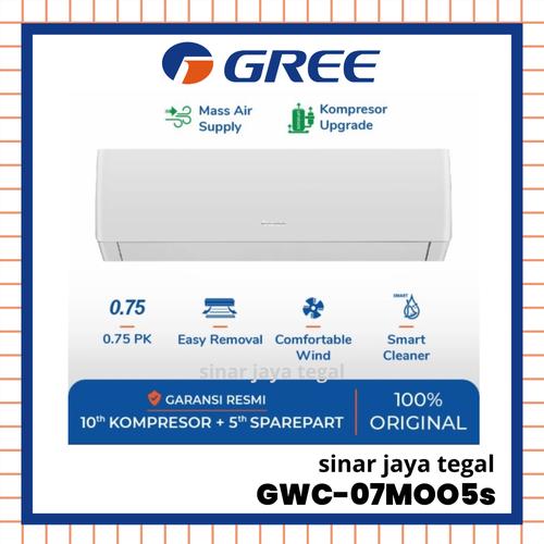 Jual AC SPLIT GREE 3/4 PK GWC-07MOO5S STANDAR NEW (HANYA UNIT) - Kota Tegal - Sinar Jaya Tegal ...