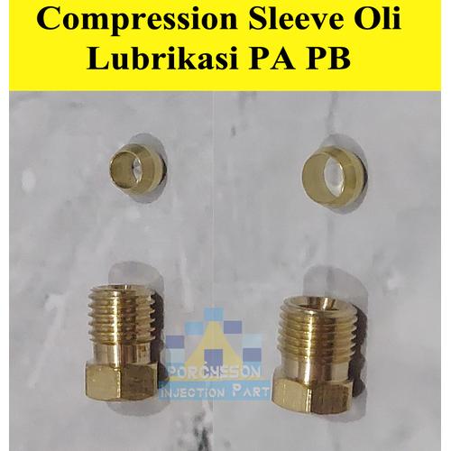 Jual PA PB Compression Sleeve Selang Oli Lubrikasi Fitting Nepel - PA-8 + PB-4 - Kota Tangerang ...