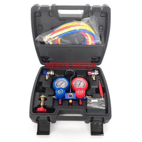 Jual Meteran Manifold Alat isi Freon Refrigerant AC Mobil AC Rumah ...