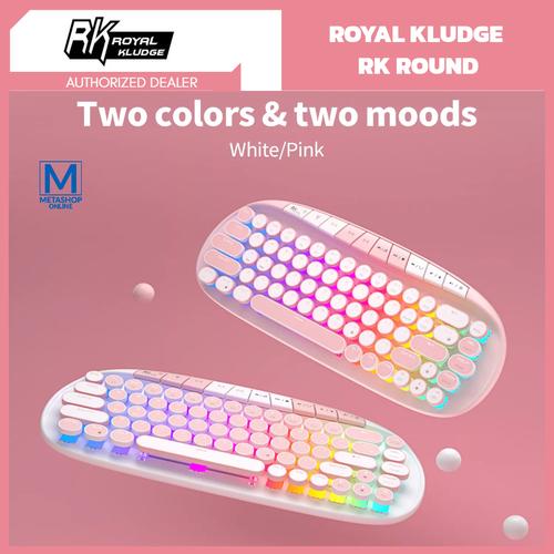 RK ROUND ROYAL KLUDGE Typewriter Mechanical Keyboard, 59% OFF