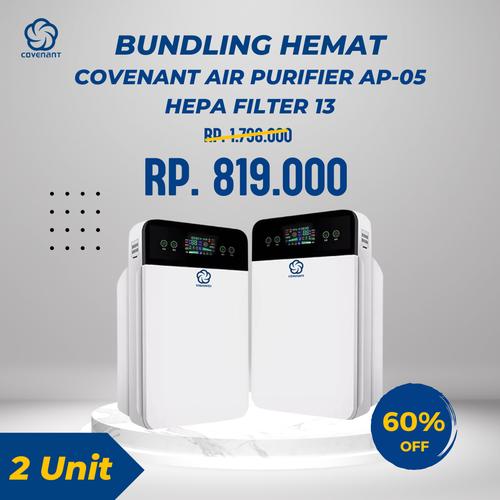 Promo Bundling Hemat 2 Unit Covenant Air Purifier AP-05 Dengan Hepa Filter Cicil 0% 3x - Jakarta ...