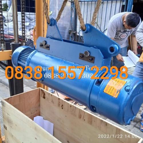 Jual Wire rope Electric sling 1 ton x 12 meter Katrol listrik 380 volt ...