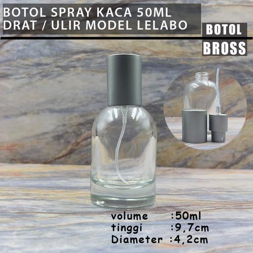 Jual Botol Parfum 50ml Spray Kaca - Drat / Ulir Isi Ulang Refill - Labo ...