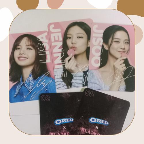 Jual Photocard Oreo X Blackpink Lisa Jennie Jisoo (Official) - 05 ...