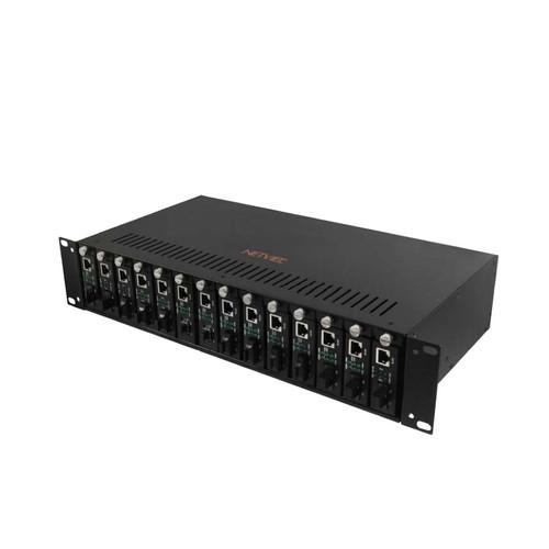 Jual NETVIEL Rackmounted Chassis for NETVIEL Media Converter 14slots ...