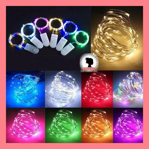 Jual lampu kawat mini dekorasi tumblr lamp kawat baterai - rainbow, 3 ...