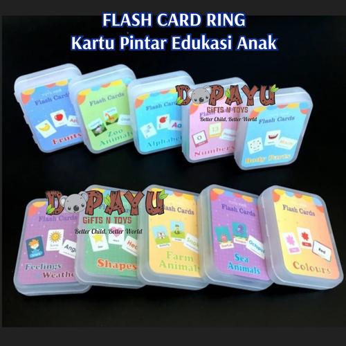 Jual FLASH CARD YOYO KIDS BOX ada RING Kartu Pintar Edukasi Anak ...