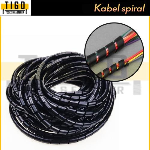 Jual KABEL DUCT SPIRAL BAND SELANG PEMBUNGKUS PELINDUNG KABEL LISTRIK ...