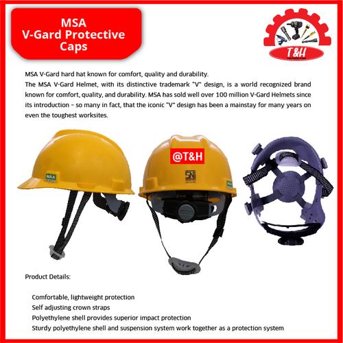 Jual Fastrack + Tali Dagu -Safety Helm Proyek V-GARD-SNI MSA LOCAL ...