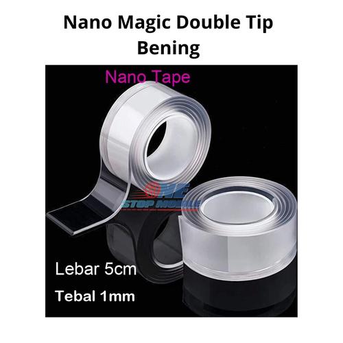 Jual Nano Magic Double Tip Bening Serbaguna Ukuran 3cm 5cm Tebal 1mm ...