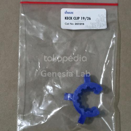 Jual Keck Clamp 19 Biru I Blue Keck Clip For Conical Joint Siware 207. ...