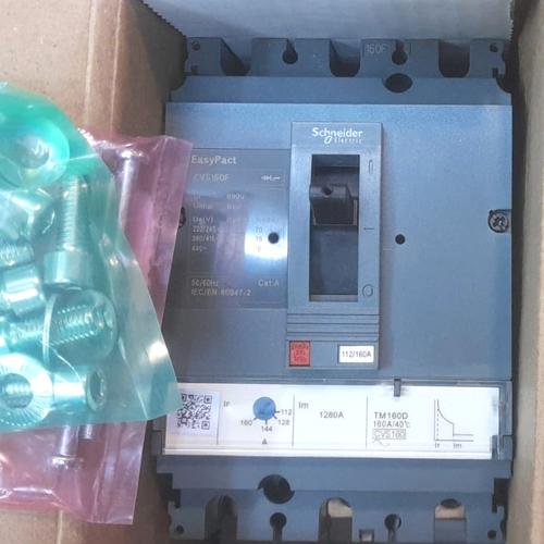 Jual SCHNEIDER EASYPACT MCCB CVS 160A 160F 3P 36KA LV516333 TM160D ...