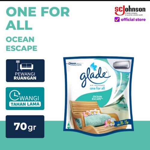 Jual Glade one for all ocean escape 70gr - Pengharum ruangan gantung ...