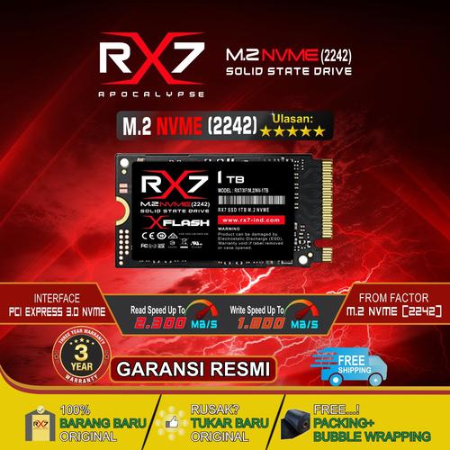 Jual SSD RX7 M.2 NVME 1TB 2242 PCIe Gen3 x4 Garansi Resmi 3 Tahun ...
