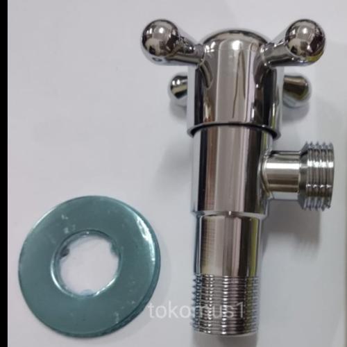 Jual KERAN KRAN 1/2" INCHI/KRAN KLOSET/KRAN CABANG F 1/2" STAINLESS X ...
