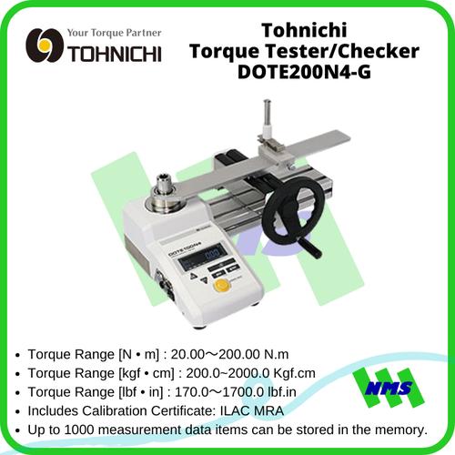 Jual Alat Kalibrasi Kunci Torsi Tohnichi DOTE200N4-G Torque Tester ...